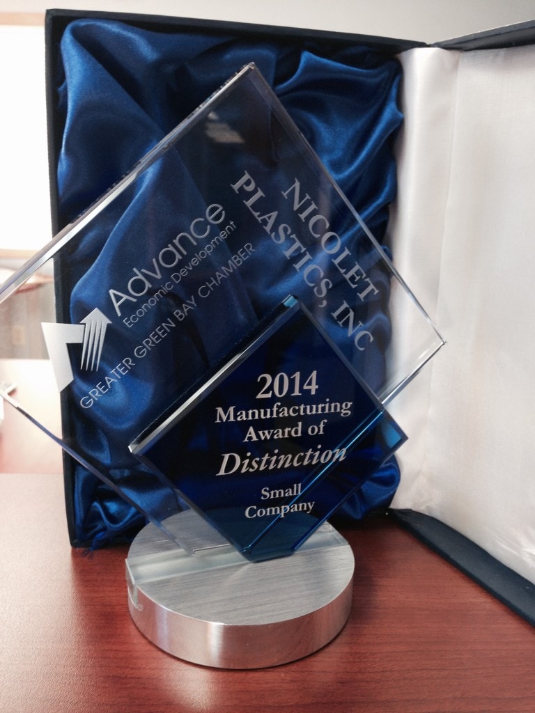 Nicolet Plastics Won 2014 Manufacturing Award of Distinction